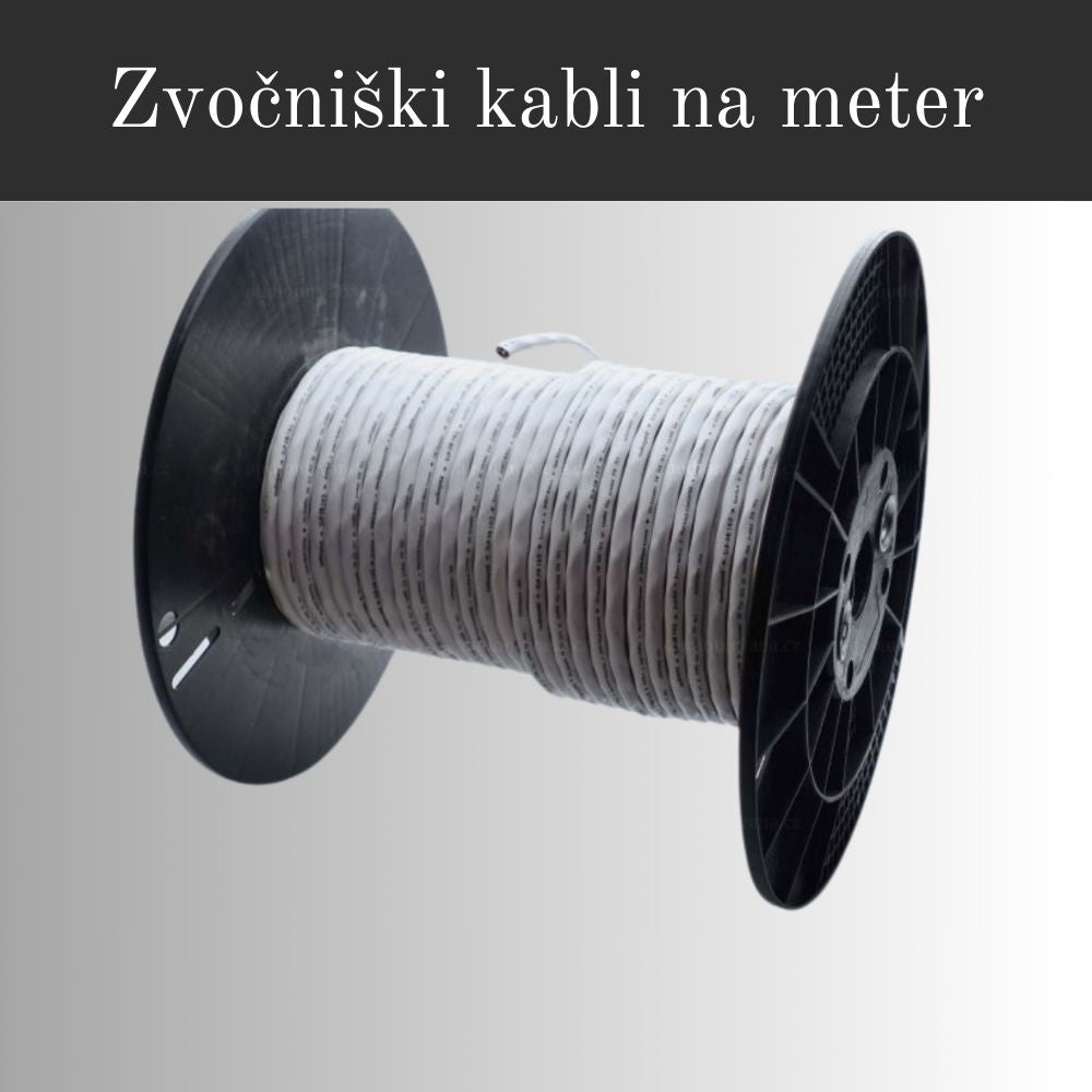 Zvočniški kabli na meter – TechnoTOP.si
